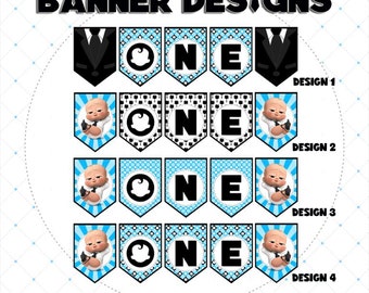 Boss baby banner | Etsy