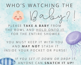 Ocean Baby Shower Game – Song Title, Printable (digital Download) - Etsy