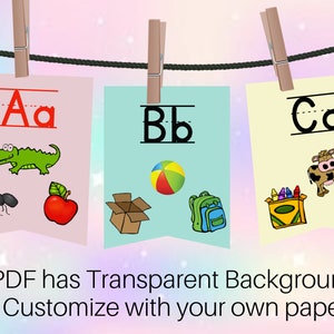 ABC Classroom Banners | Phonics Posters | Kindergarten | Primary Grades ...