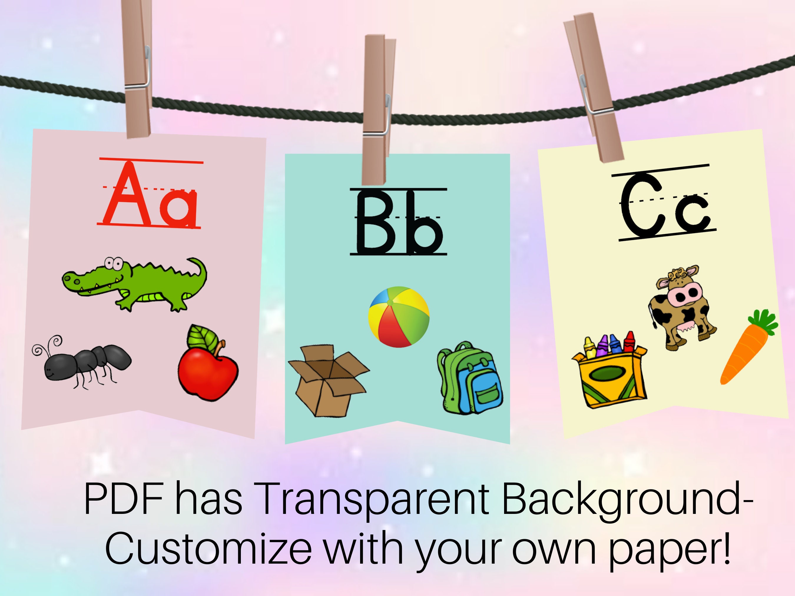 ABC Classroom Banners | Phonics Posters | Kindergarten | Primary Grades ...