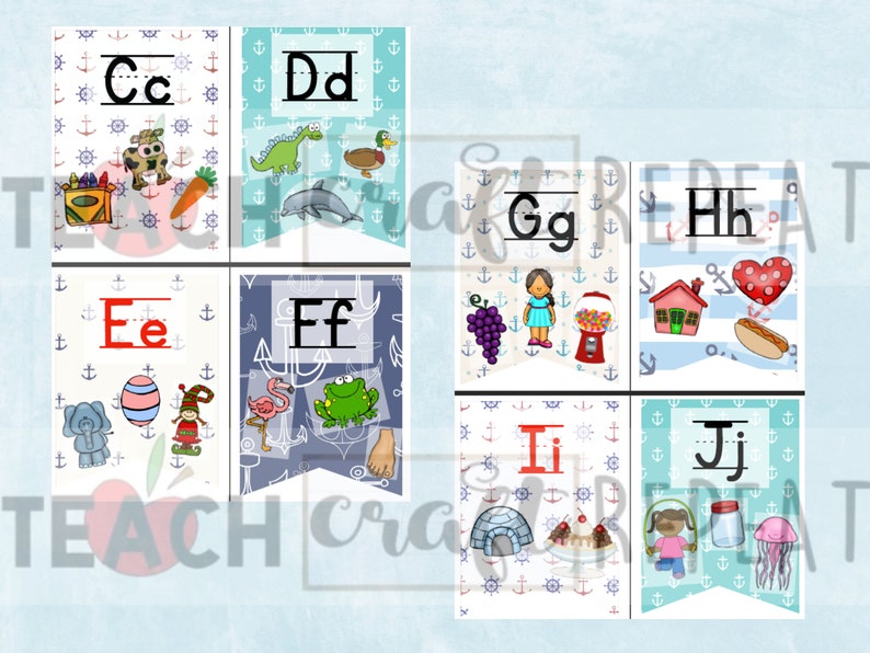 ABC Classroom Banners | Phonics Posters | Kindergarten | Primary Grades ...