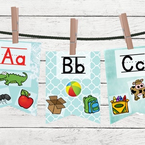 ABC Classroom Banners | Phonics Posters | Kindergarten | Primary Grades ...