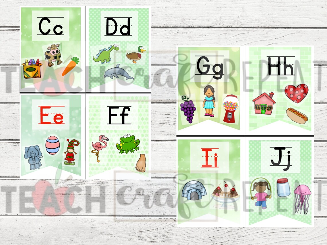 ABC Classroom Banners | Phonics Posters | Kindergarten | Primary Grades ...