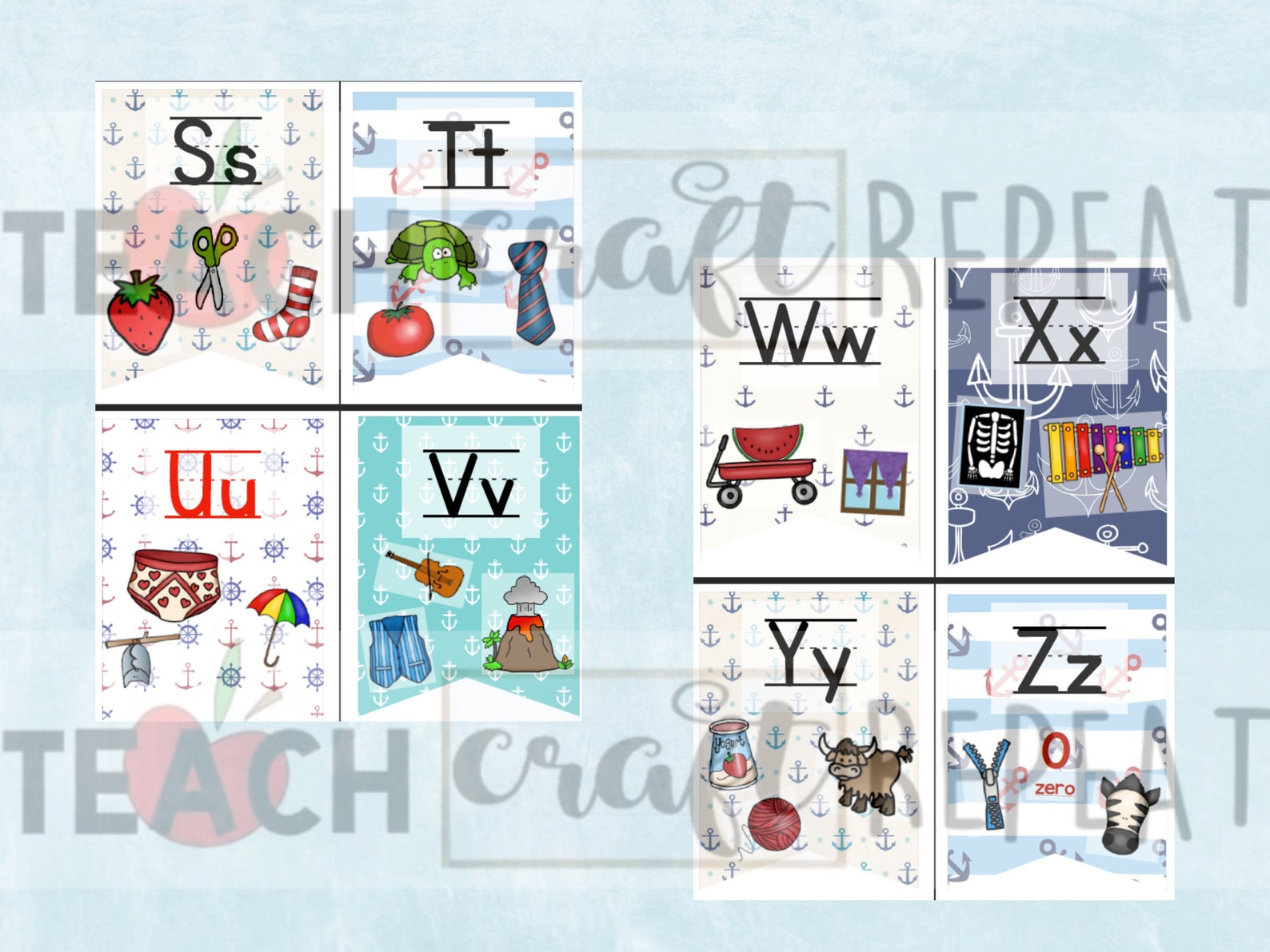 ABC Classroom Banners | Phonics Posters | Kindergarten | Primary Grades ...
