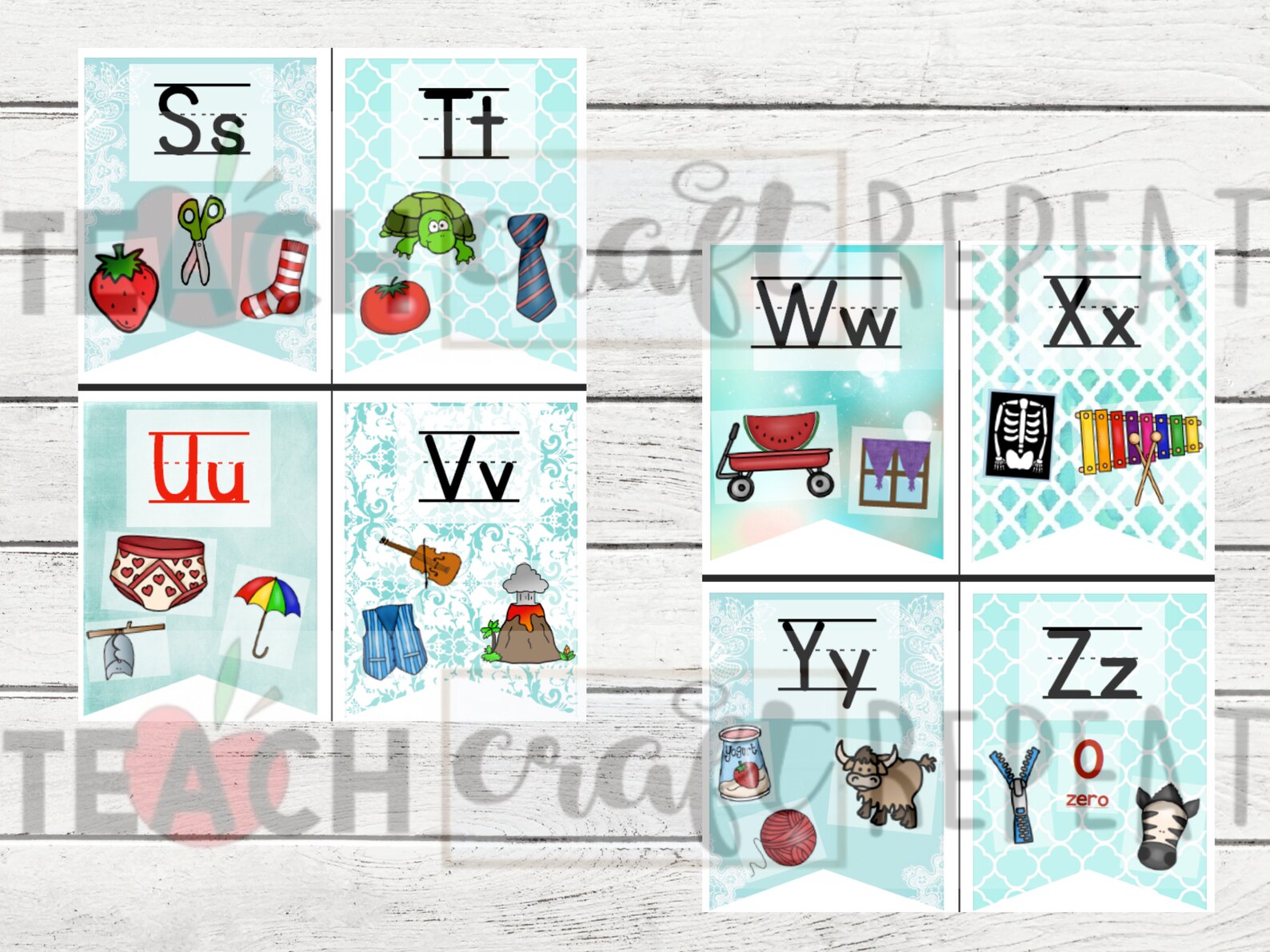 ABC Classroom Banners | Phonics Posters | Kindergarten | Primary Grades ...