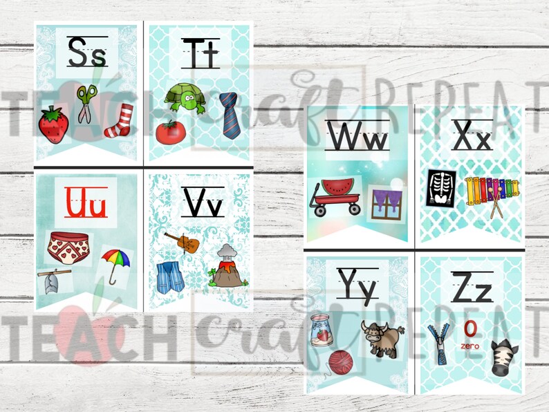 ABC Classroom Banners | Phonics Posters | Kindergarten | Primary Grades ...