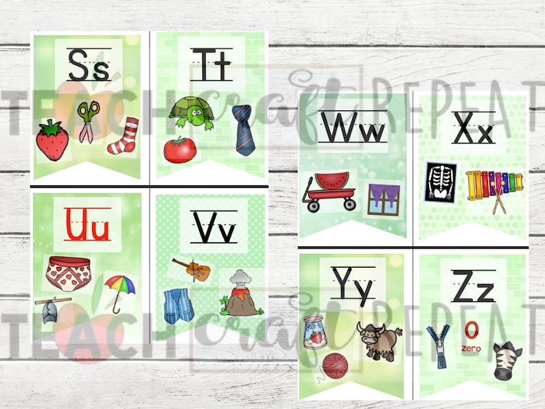 ABC Classroom Banners | Phonics Posters | Kindergarten | Primary Grades ...