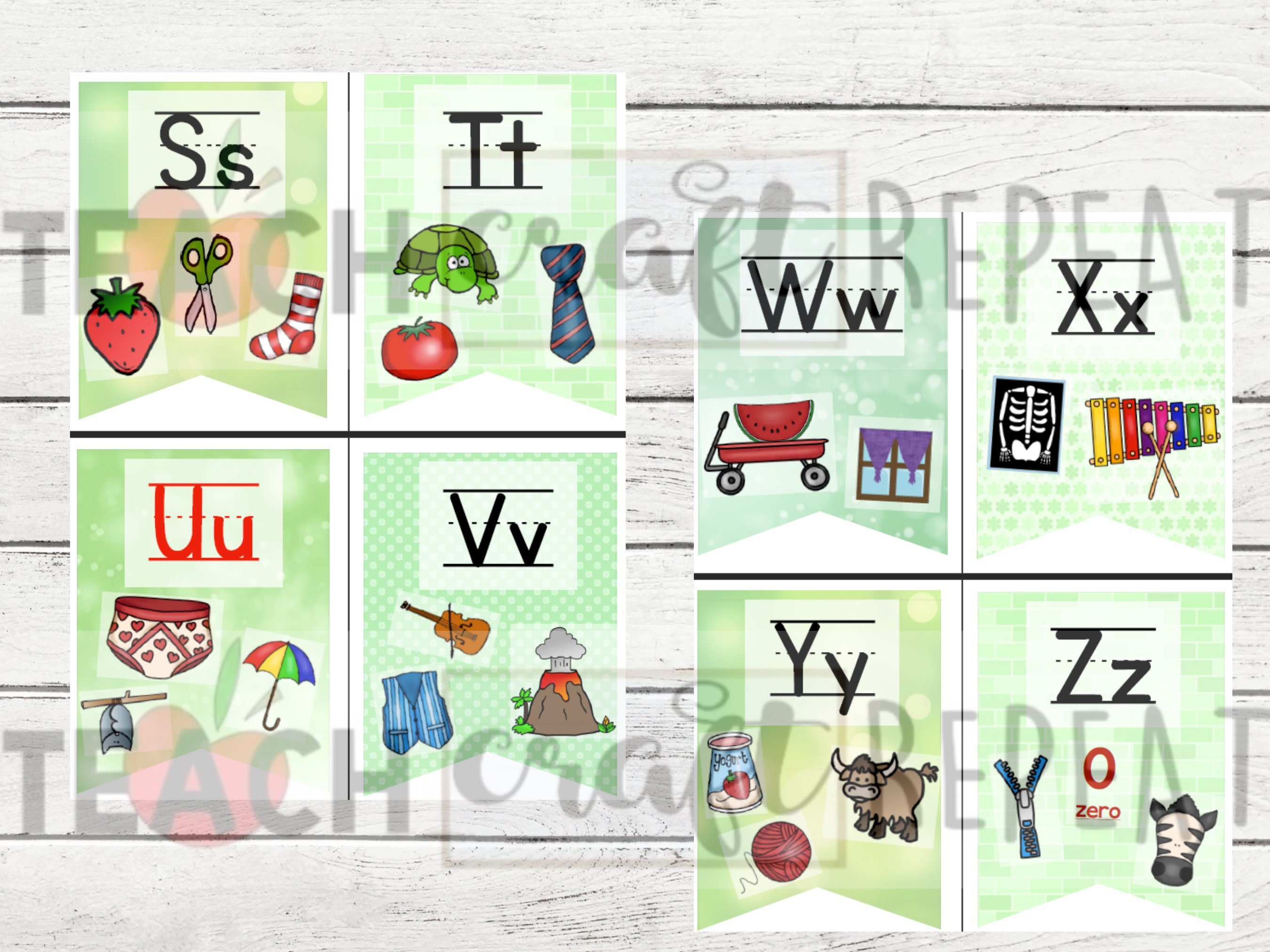 ABC Classroom Banners | Phonics Posters | Kindergarten | Primary Grades ...