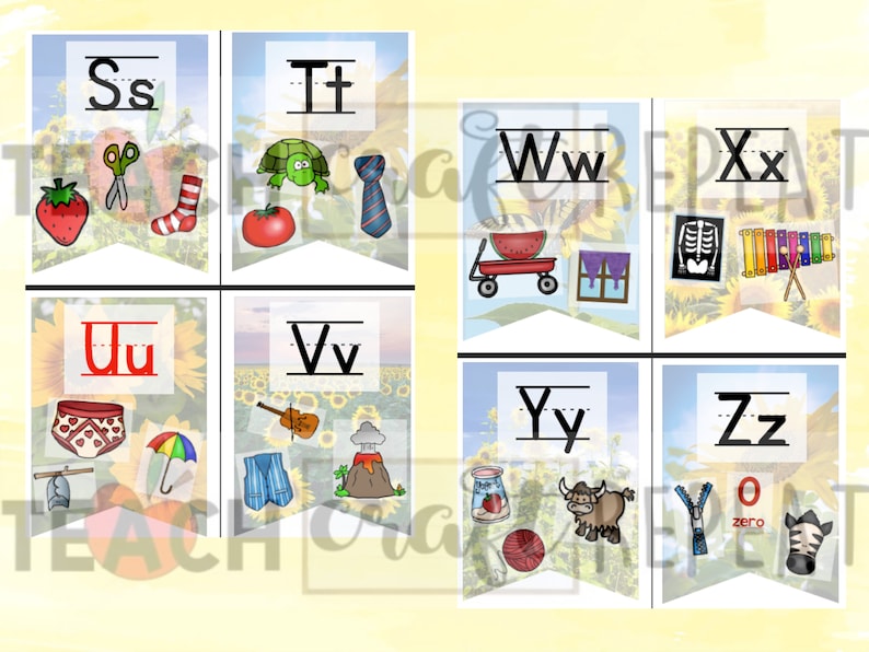 ABC Classroom Banners | Phonics Posters | Kindergarten | Primary Grades ...