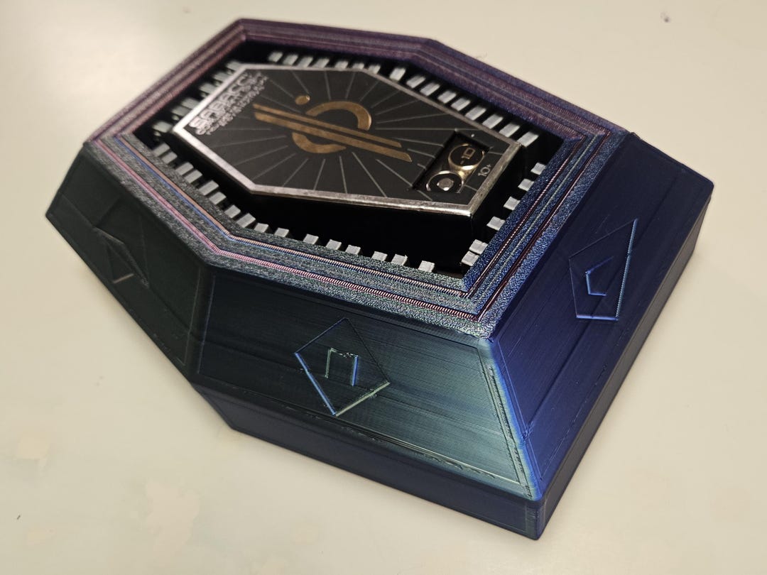 Star Wars Sabacc Credits Chip X172 Set and Carrier 3d Printed CARDS NOT ...