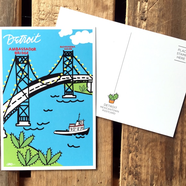 Ambassador Bridge Art - Etsy