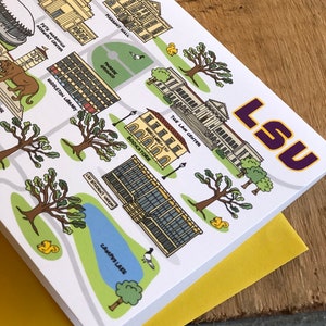 Louisiana State University You Did It Card 4.25 X 5.5 A2, LSU Campus ...