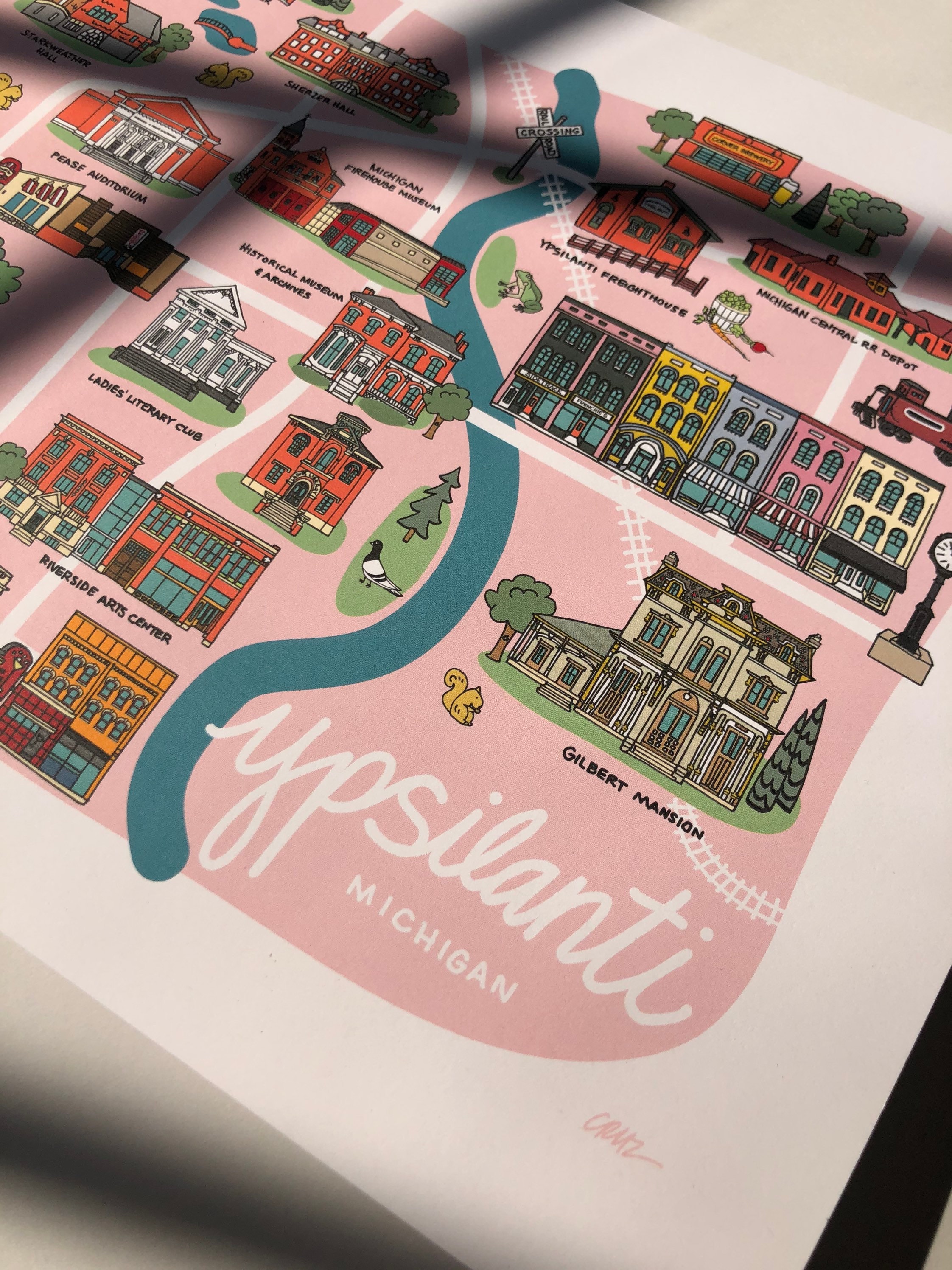 Map Of Downtown Ypsilanti