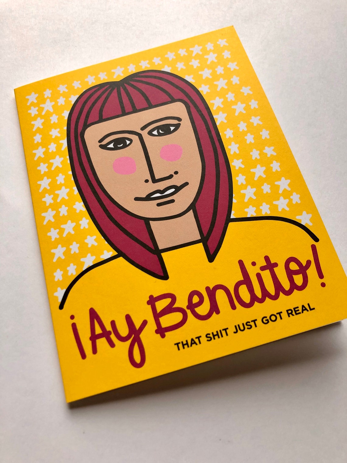 Girl Power - Spanish Bilingual - Ay Bendito, Greeting Card, 4.25 X 5.5 ...