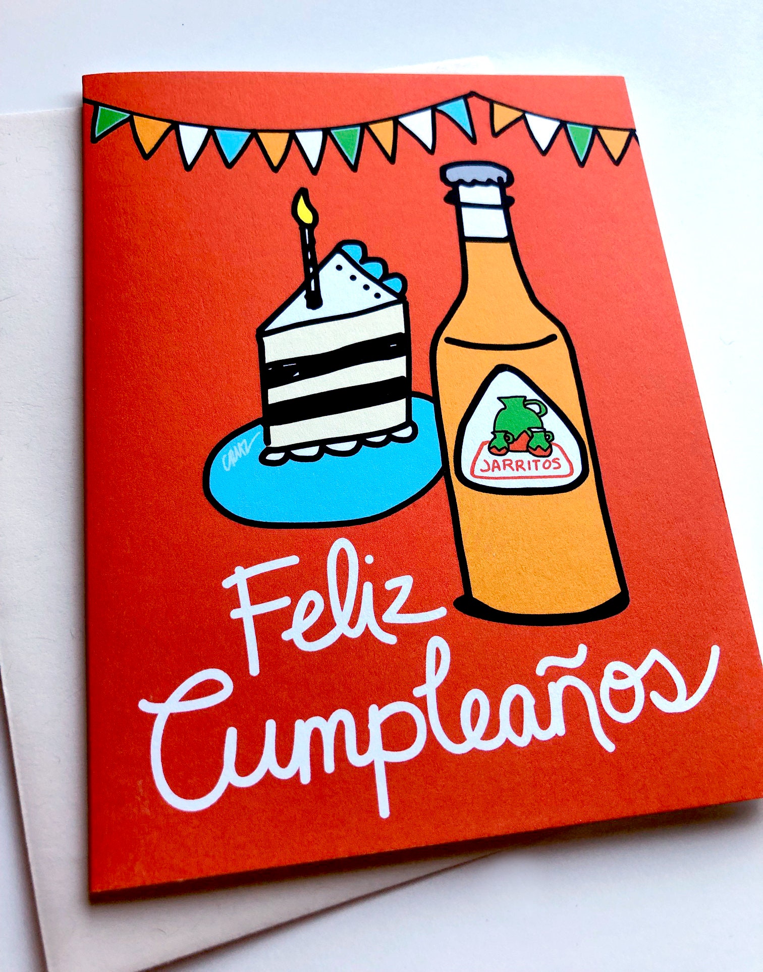 Feliz Cumpleaños Card, 4.25 X 5.5, Happy Birthday in Spanish - Etsy