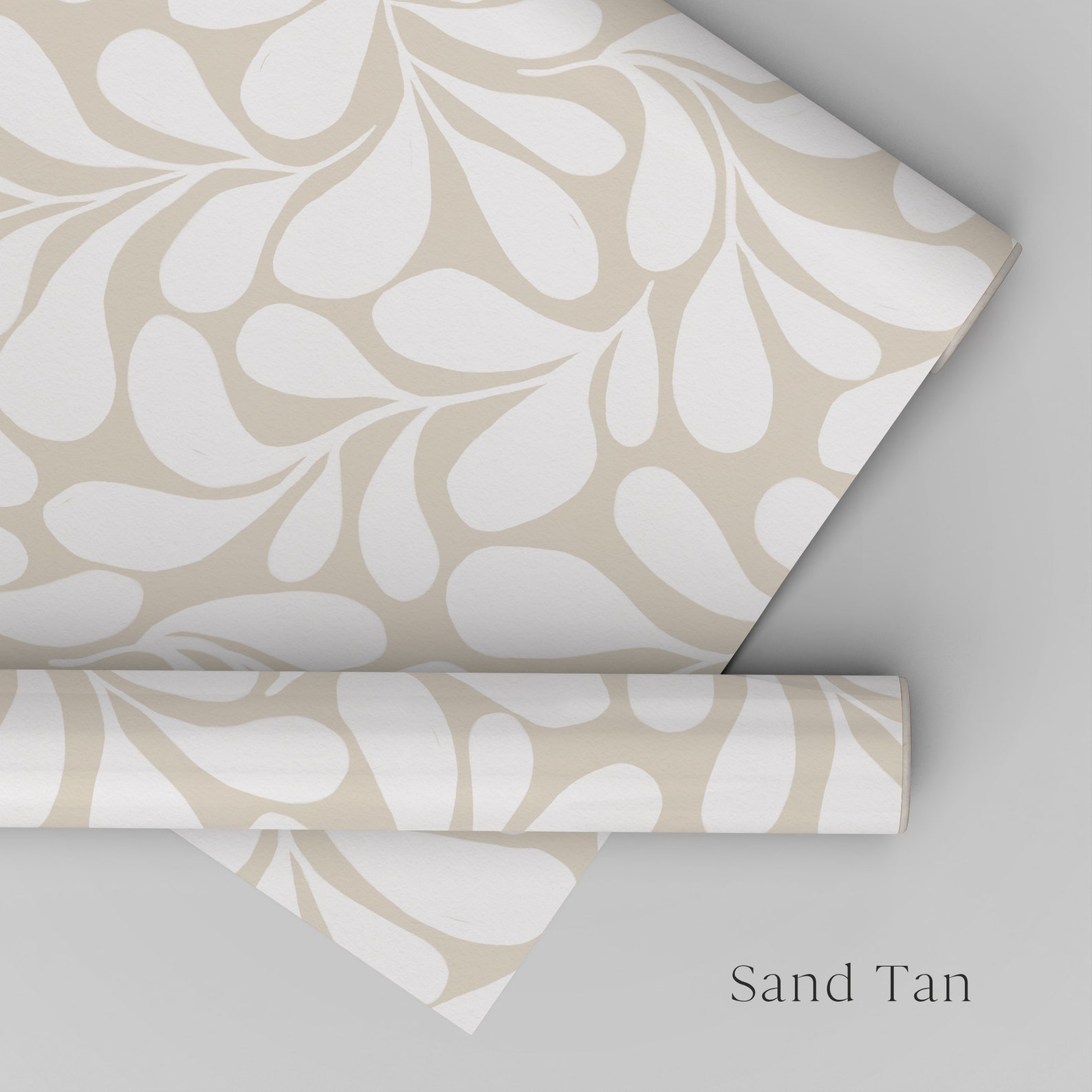 MCM Foliage Leaf Wallpaper, Pre-pasted Easy Installation and Removal ...