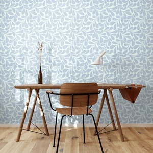 MCM Foliage Leaf Wallpaper, Pre-pasted Easy Installation and Removal ...