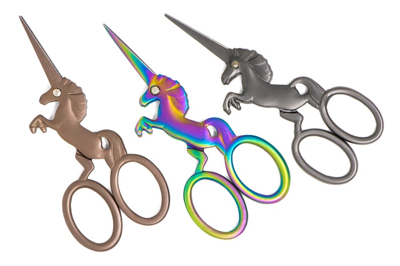 Unicorn Scissors Cute Scissors in Various Colours Ideal for - Etsy
