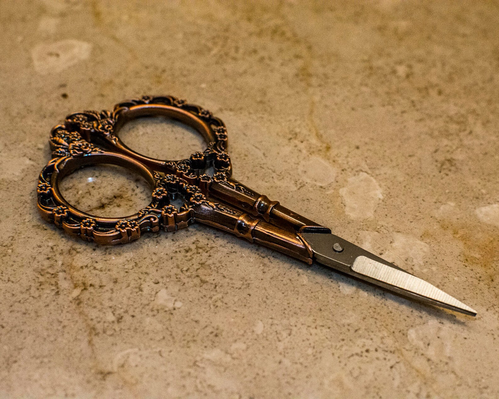 Victorian Floral Embroidery Scissors Antique Style Vintage | Etsy UK