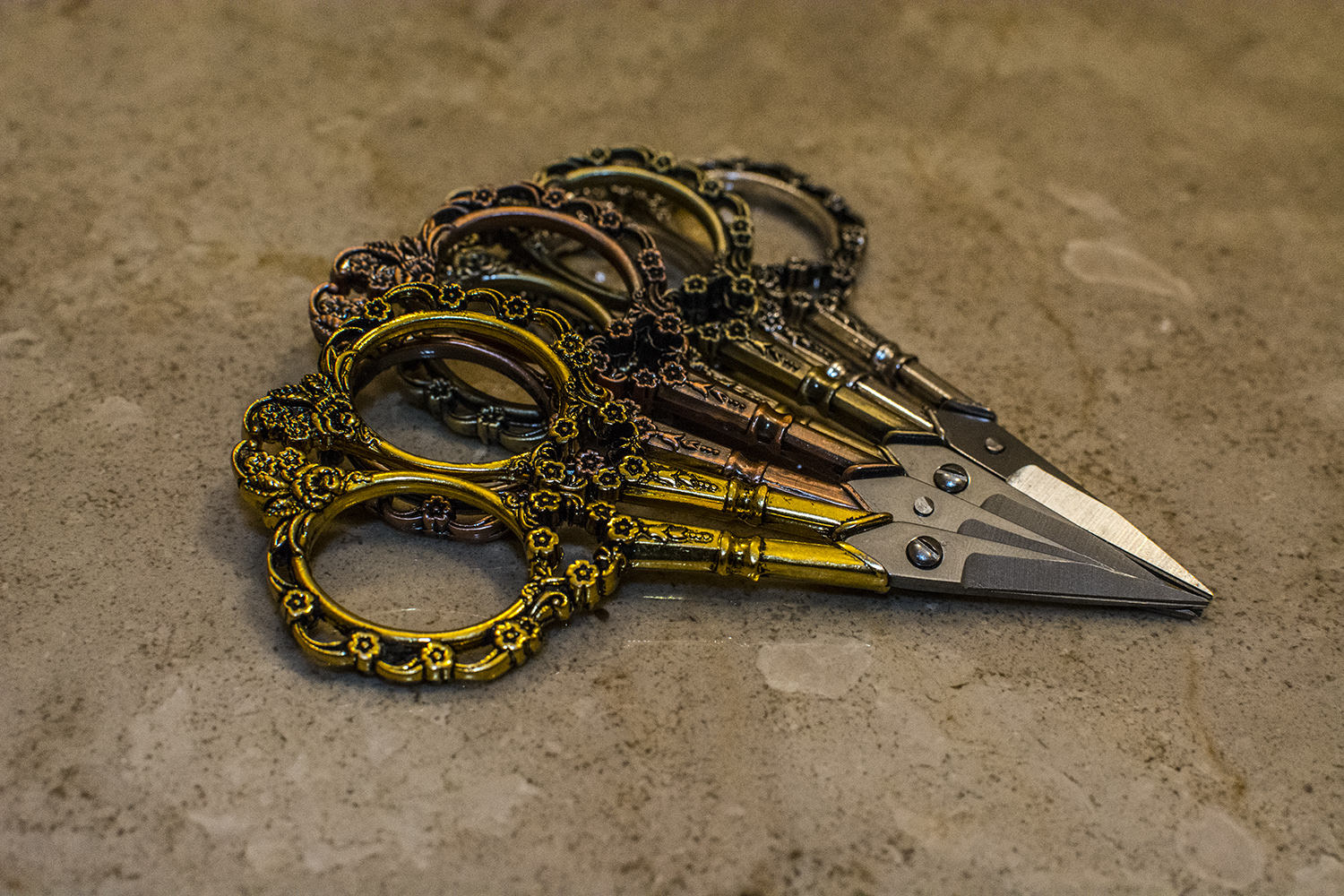 Victorian Floral Embroidery Scissors Antique Style Vintage | Etsy UK