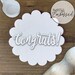 Congrats Cookie Embosser Stamp - Etsy