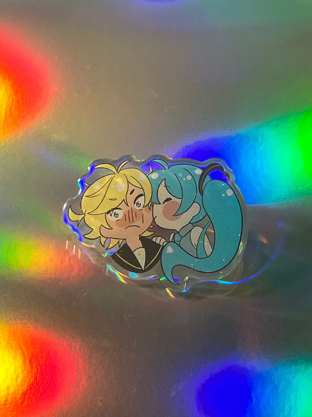 Len Kagamine & Miku Hatsune Acrylic Pins - Etsy