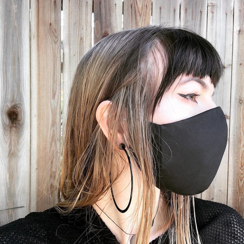 Gothic Face Mask Spooky Face Mask Halloween Face Mask Goth | Etsy