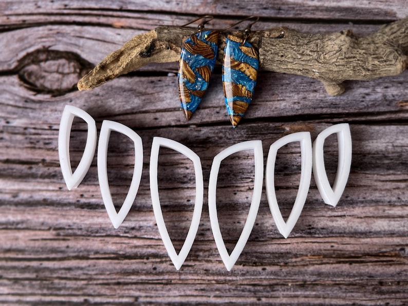 Slim Scalene Triangle Cutters - 6 Piece Set - Polymer Clay Slim Scalene ...