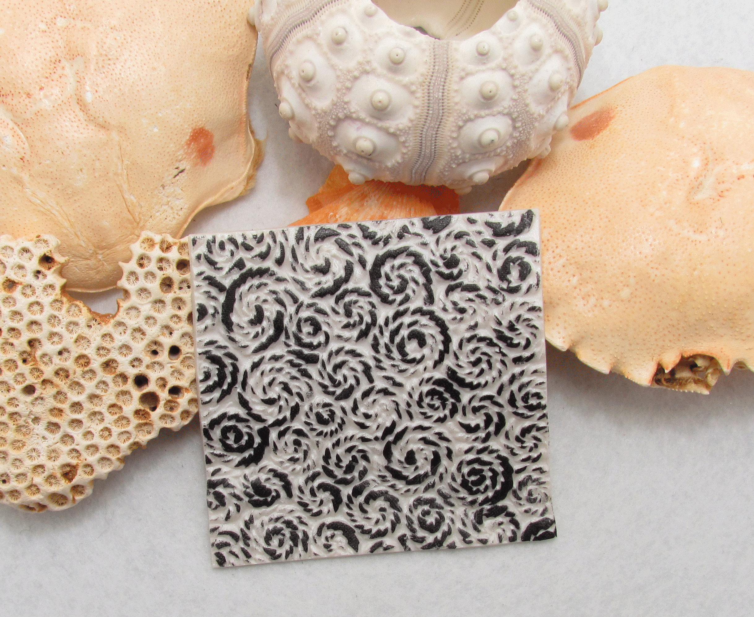 Polymer clay texture mat clay texture polymer clay mat | Etsy