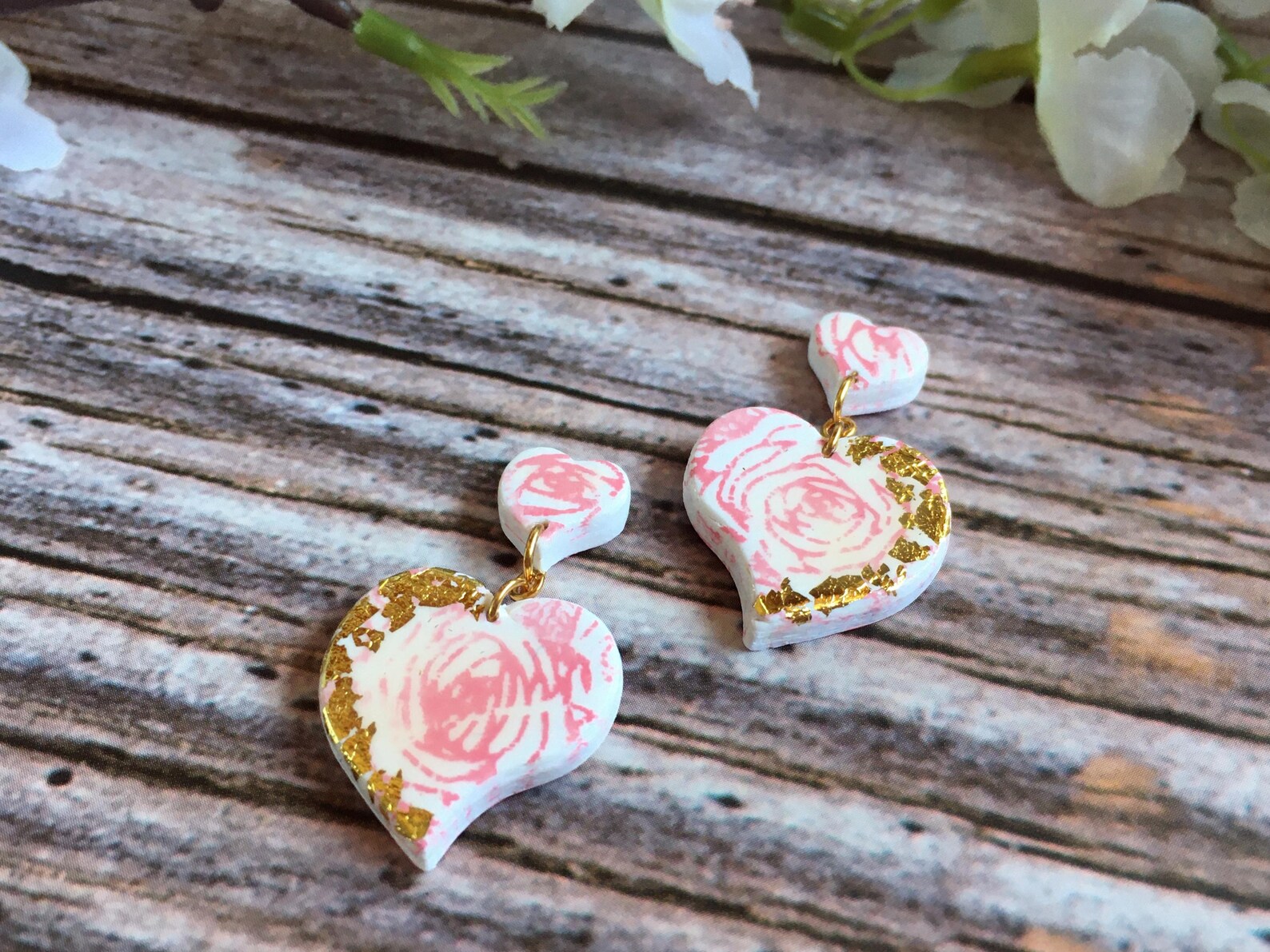Polymer Clay Silkscreen (rose & Frangipani Flowers) Jessama Design ...