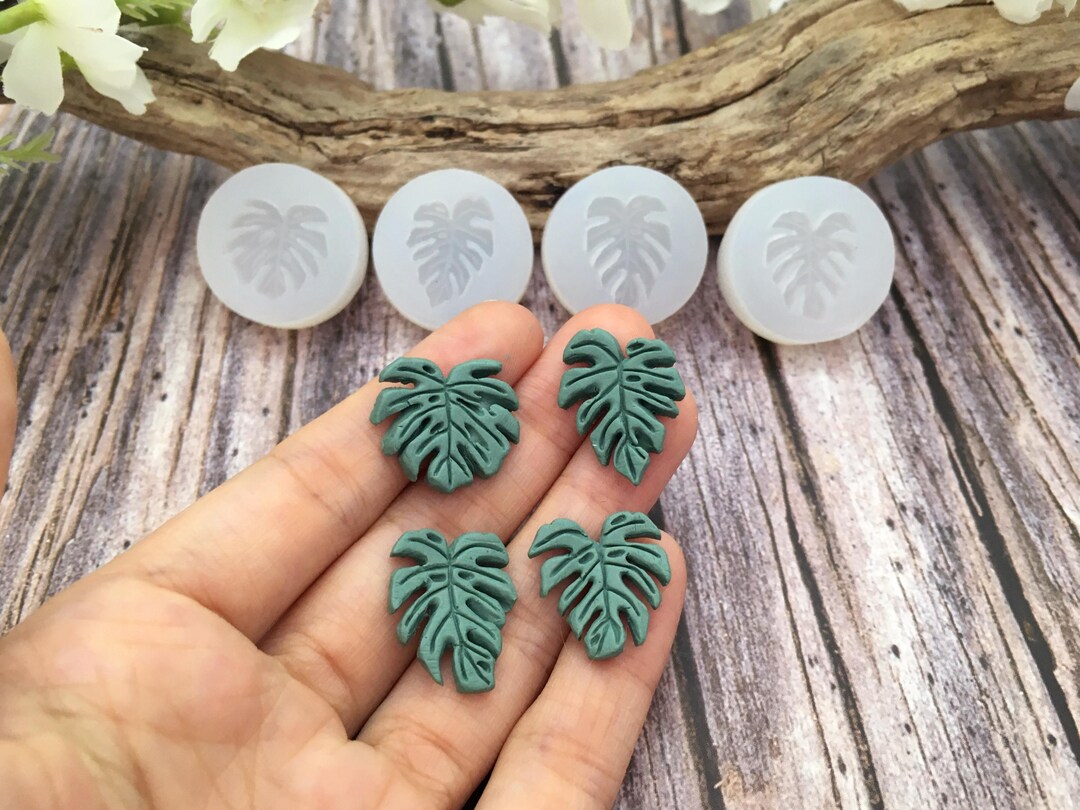 Mini Monstera Leaf Silicone Mold - Monstera Leaf Patterns - Use With ...