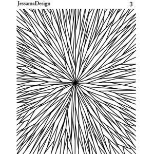 Polymer Clay Silkscreen (frozen Fractures) Jessama Design Silkscreen #3 ...