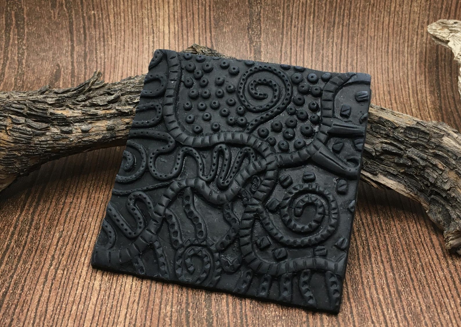 18. Polymer Clay Texture Mat - Steampunk Pattern - Use With Polymer ...