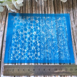 Polymer Clay Silkscreen (rose & Frangipani Flowers) Jessama Design ...