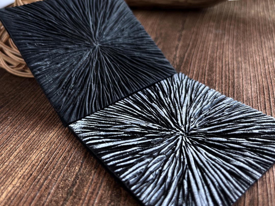 Polymer Clay Texture Mat - Frozen Fractures Pattern - Use With Polymer ...