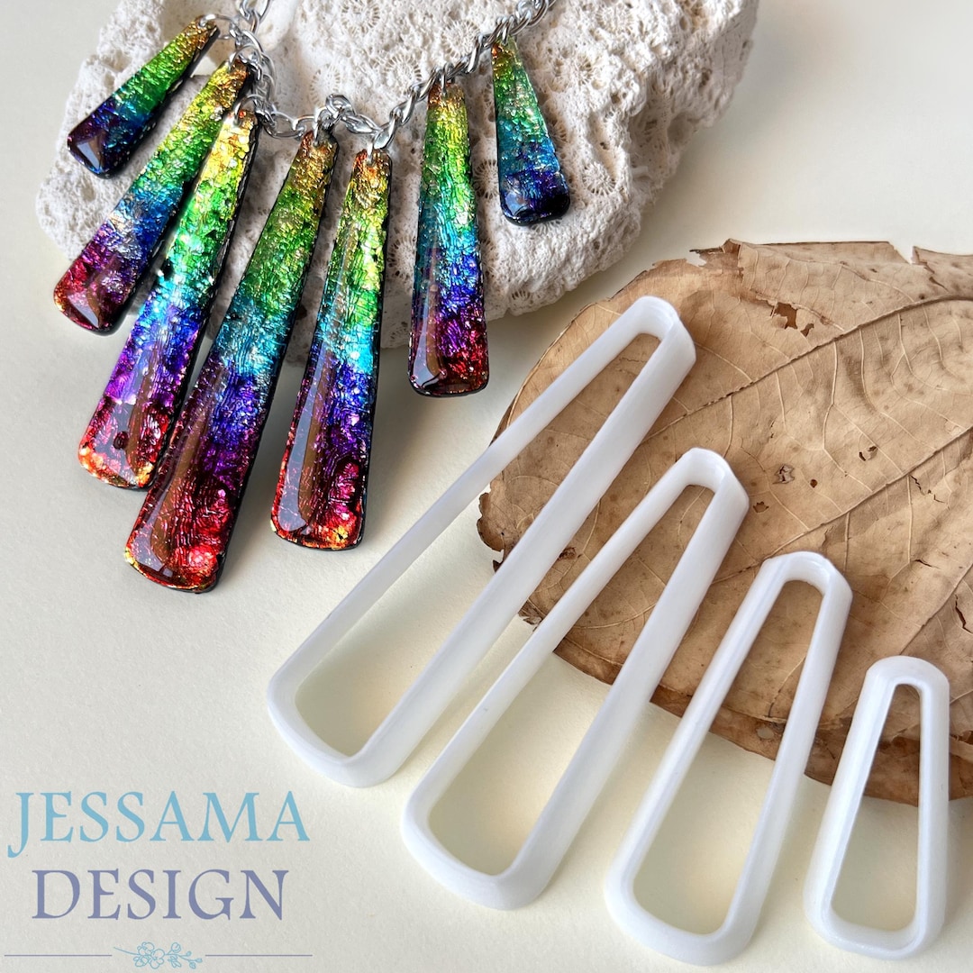 Polymer Clay Cutters - Teardrop Dagger Set - Use With Polymer Clay ...
