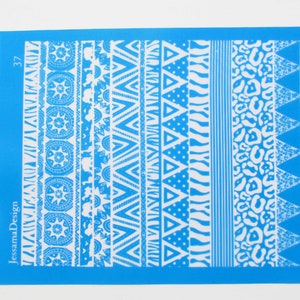 Polymer Clay Silkscreen (african Fabric Art) Jessama Design Silkscreen ...