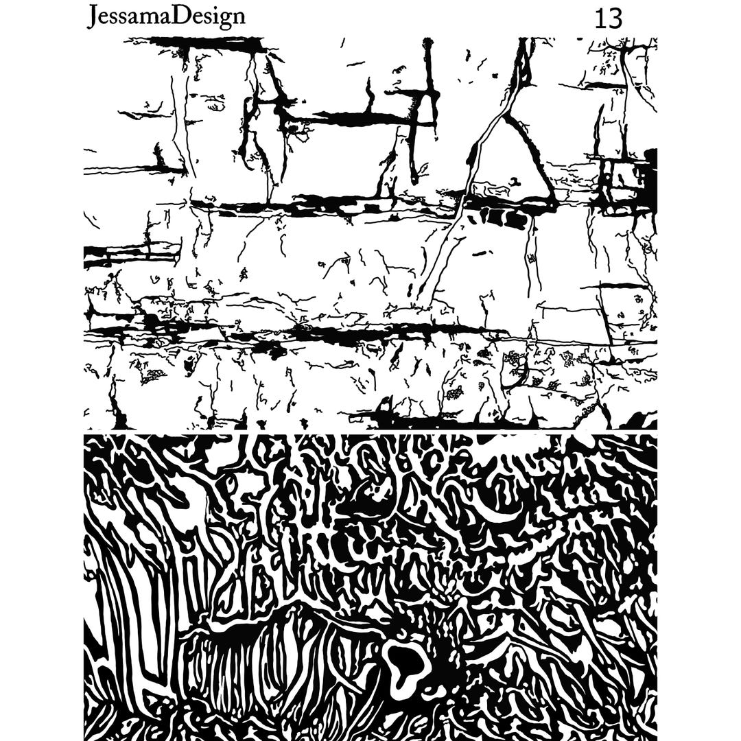 Polymer Clay Silkscreen (boulder Opal Stone) Jessama Design Silkscreen ...