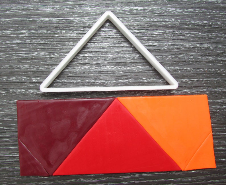 Polymer Clay Skinner Blend Triangle Cutters - Etsy