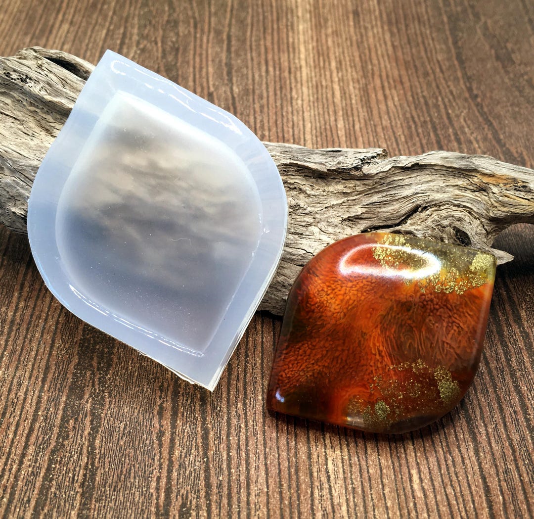 Silicone Cabochon Mold - Short Petal Form - Create Jewelry With Polymer ...