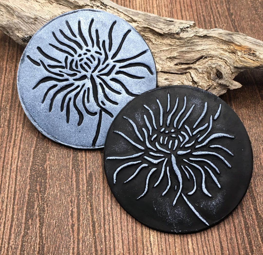 4. Polymer Clay Texture Mat - Daisy Pattern - Use With Polymer Clay ...