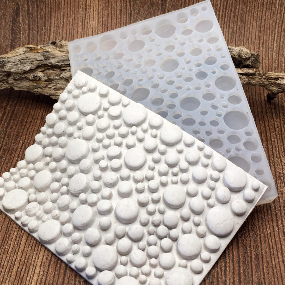 8. Flexible Silicone Texture Mat - Mosaic Pattern - Use With Polymer ...