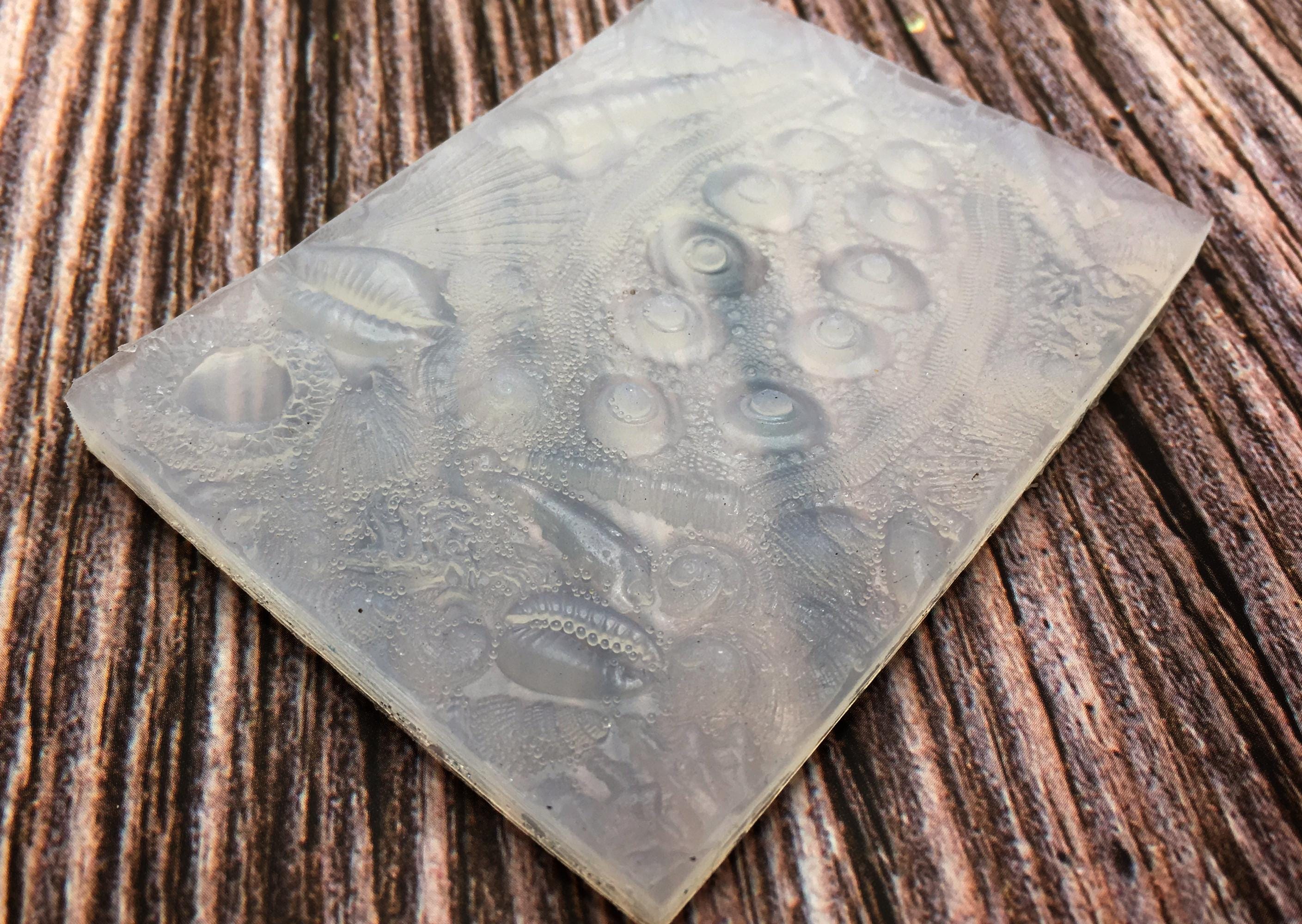 1. Flexible Silicone Texture Mat - Shell Pattern - Use With Polymer ...