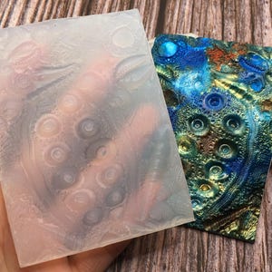 1. Flexible Silicone Texture Mat - Shell Pattern - Use With Polymer ...