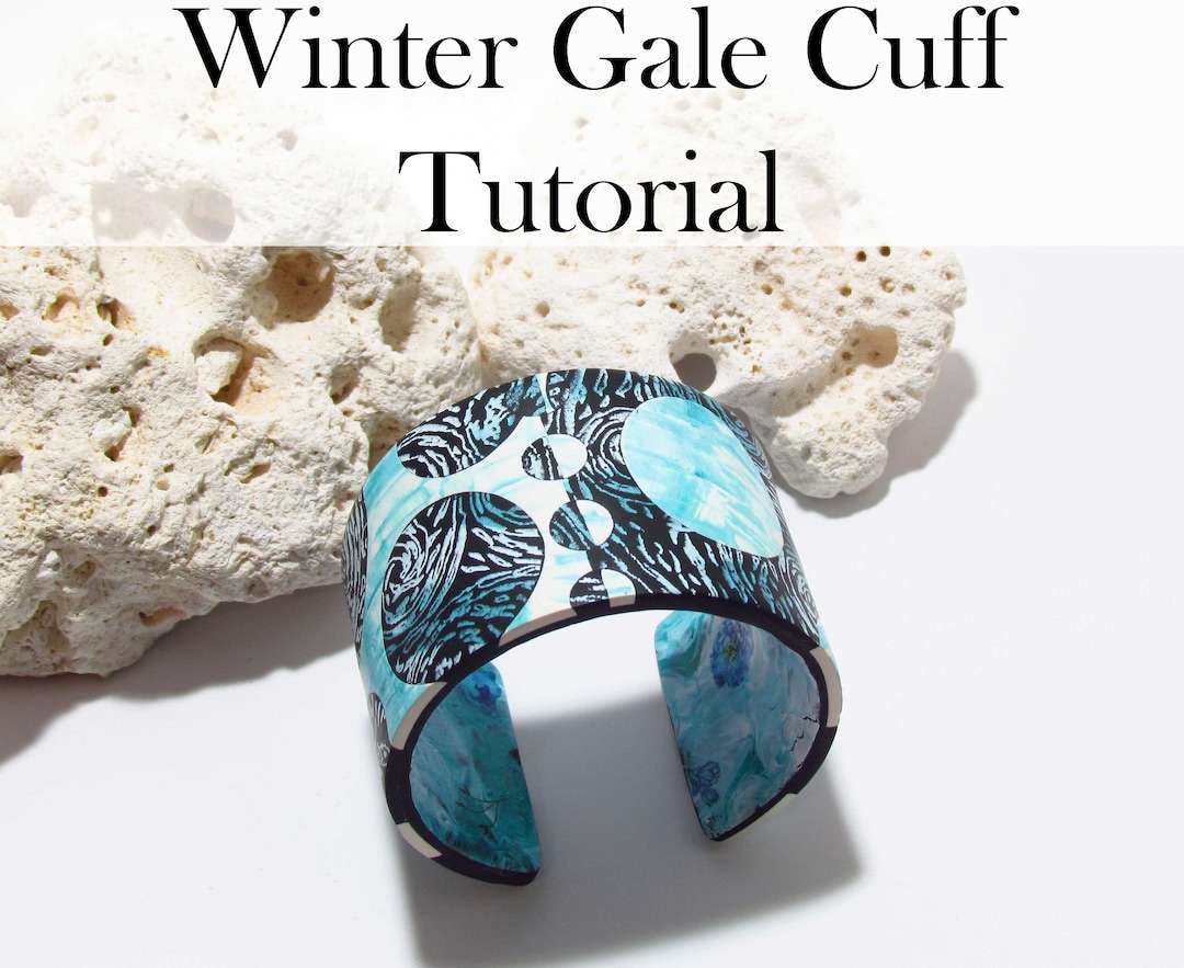 Winter Gale Polymer Clay Cuff Tutorial - Etsy