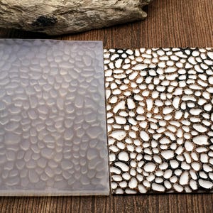 6. Flexible Silicone Texture Mat Use With Polymer Clay, Metal Clay ...