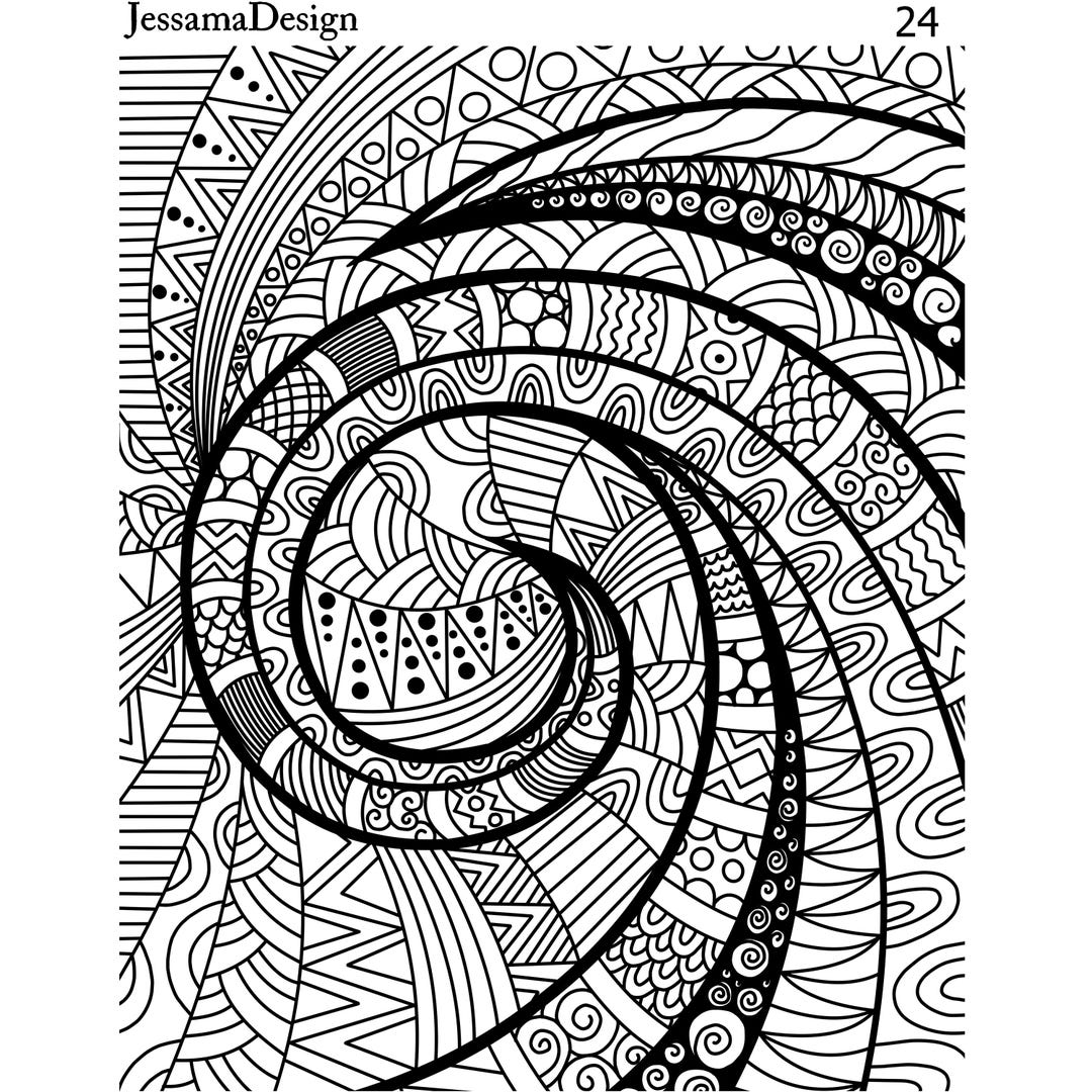 Polymer Clay Silkscreen (zentangle: Uncertain Future) Jessama Design ...