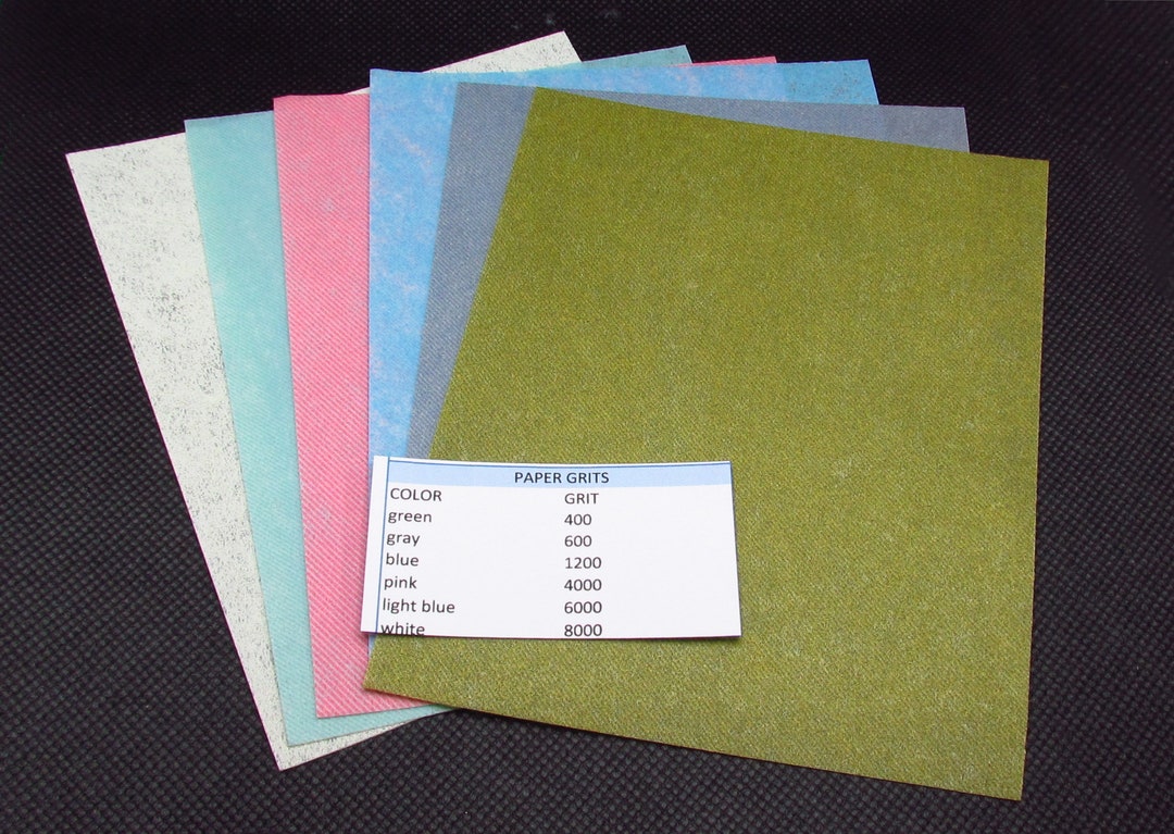 Polishing / Sanding Papers Full 6 Piece Set for Polymer Clay - Etsy