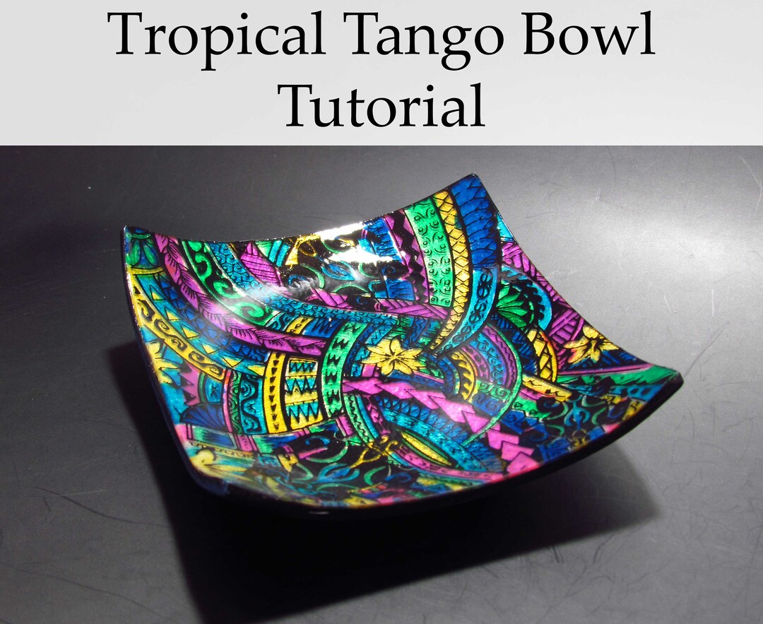 Tropical Tango Polymer Clay Bowl Tutorial - Etsy
