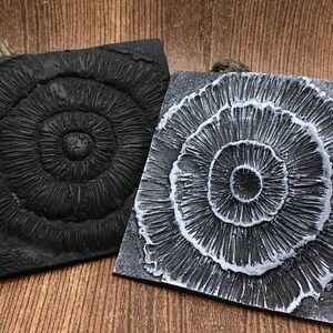 22. Polymer Clay Texture Mat - Coral Pattern - Use With Polymer Clay ...